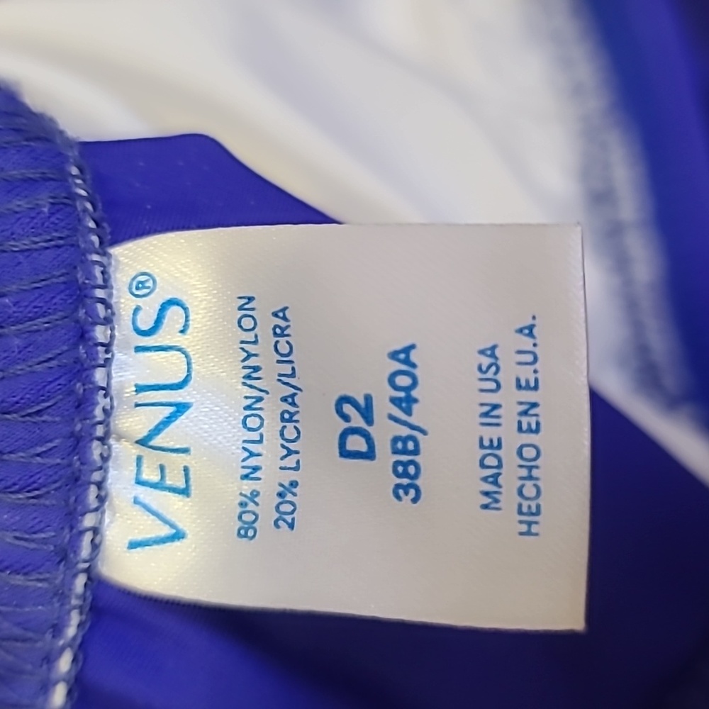 Venus Violet Blue 2 Piece Swimsuit - Gem